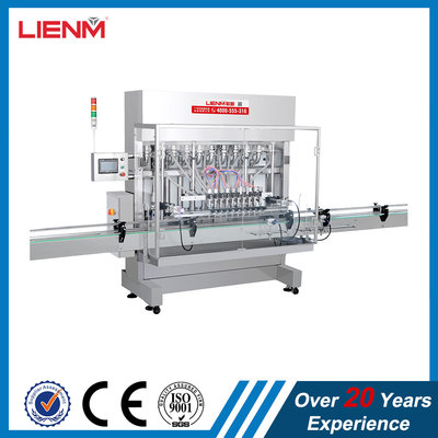 China Automatic linear piston cosmetic automatic shower gel bottle filling capping labeling machine filling line packing supplier
