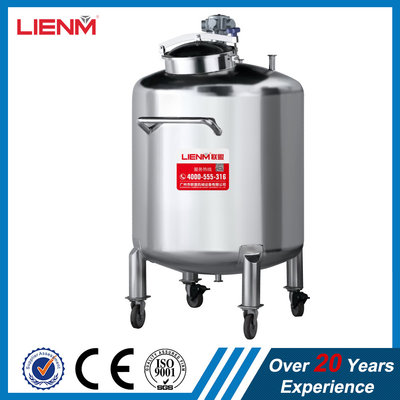 China SS316, SS304 Storage Tank with Pneumatic Mixing Motor can be customized supplier