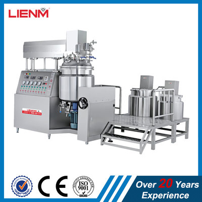 500L vacuum homogenizing emulsifier, body lotion emulsifier, cosmetic mixing machine supplier