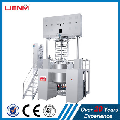 500L vacuum homogenizing emulsifier, body lotion emulsifier, cosmetic mixing machine supplier