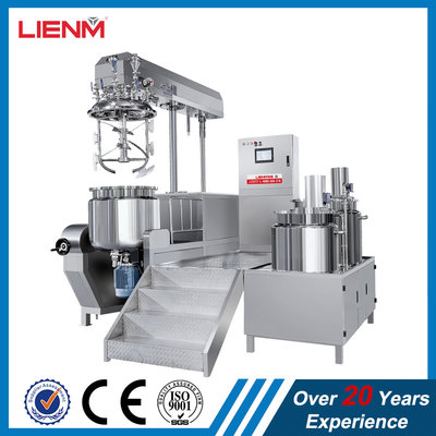 1000l cream vacuum emulsifying mixer automatic cosmetic emulsifying mixer supplier