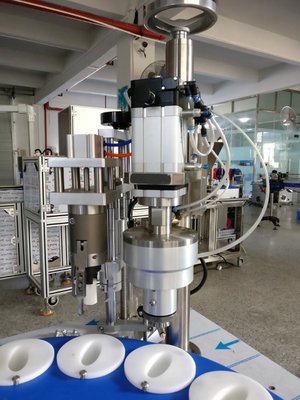 Filling machine automatic perfume glass bottle filling capping sealing crimping collaring machine supplier